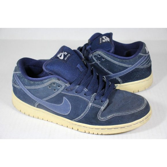 Nike | Shoes | Nike Sb Dunk Low Blueprint Fat Tongue 34292 440 Mens 95 ...